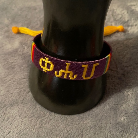 Accessories | Handmade Adjustable Omega Psi Phi Bracelet | Poshmark